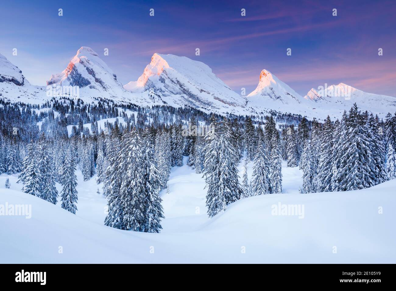 Churfirsten, Toggenburg, Switzerland, Europe Stock Photo - Alamy