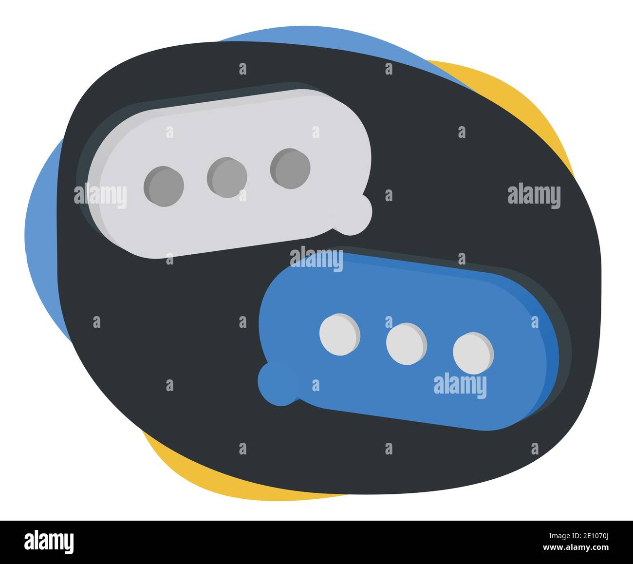 Isometric Message Chat Bubble for Presentations. Simple Vector ...