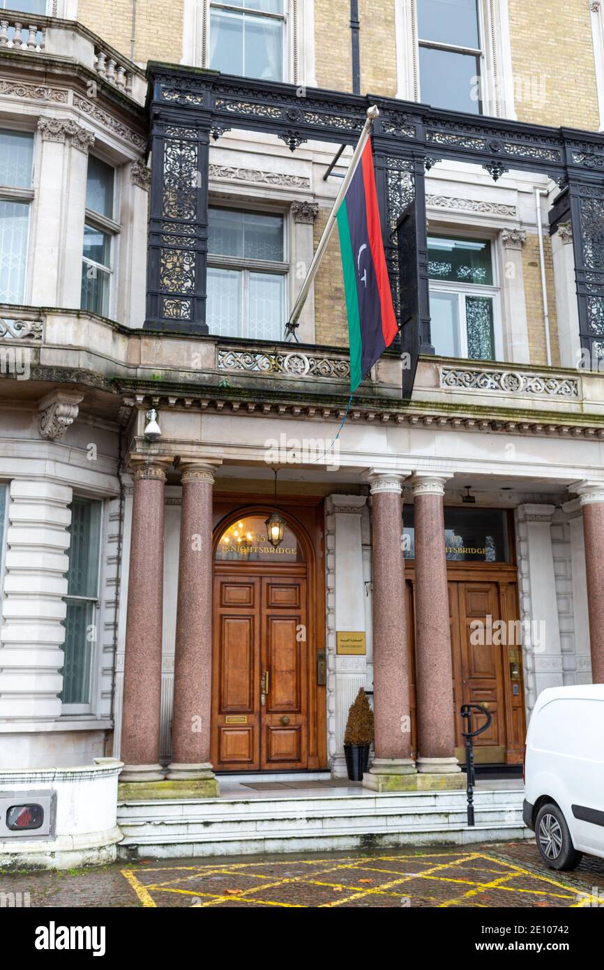 Libyan Embassy, Knightsbridge Stock Photo - Alamy