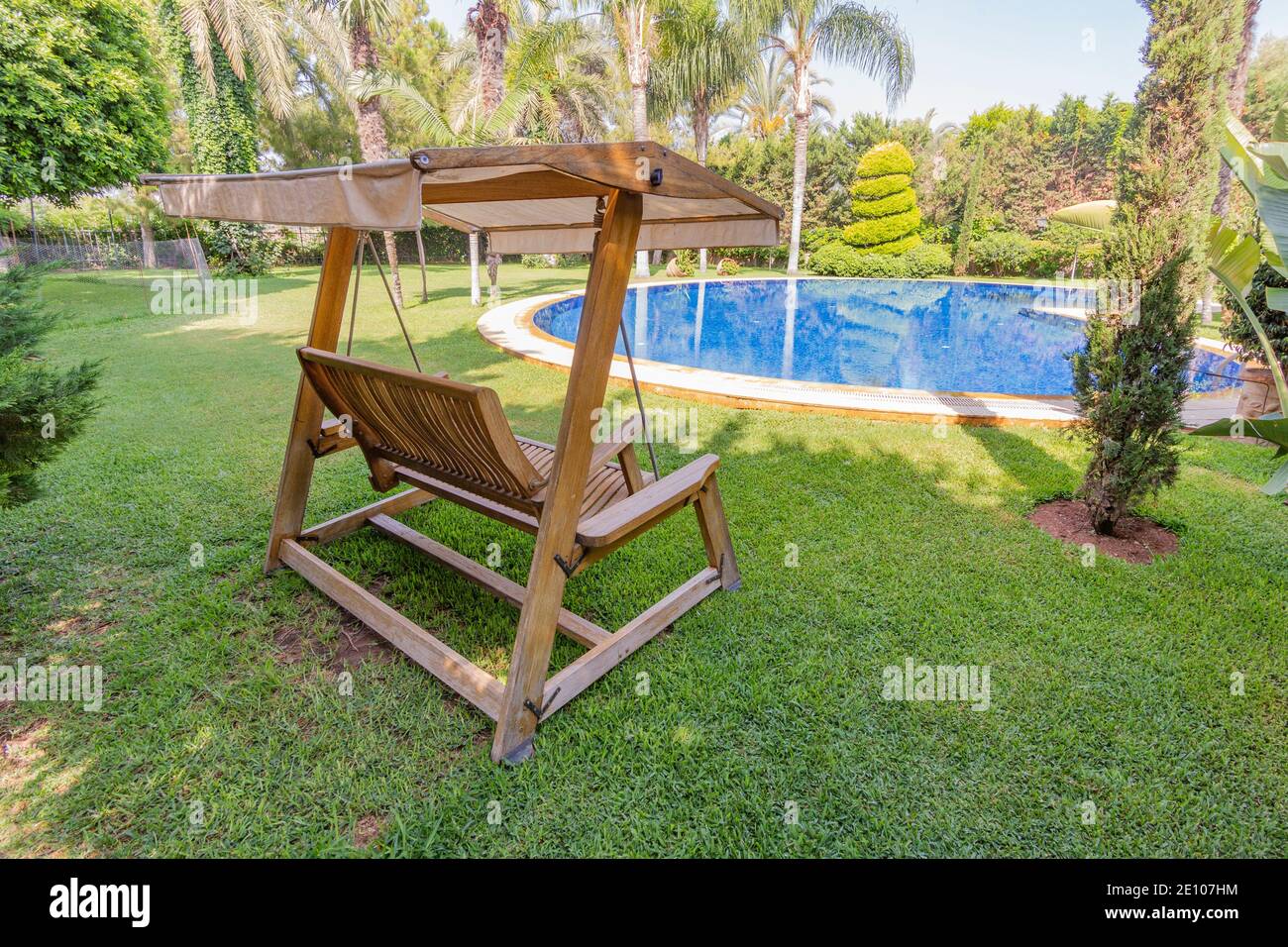 Pool Backyard With Swings New Modern Classic Home Patio With A Swing