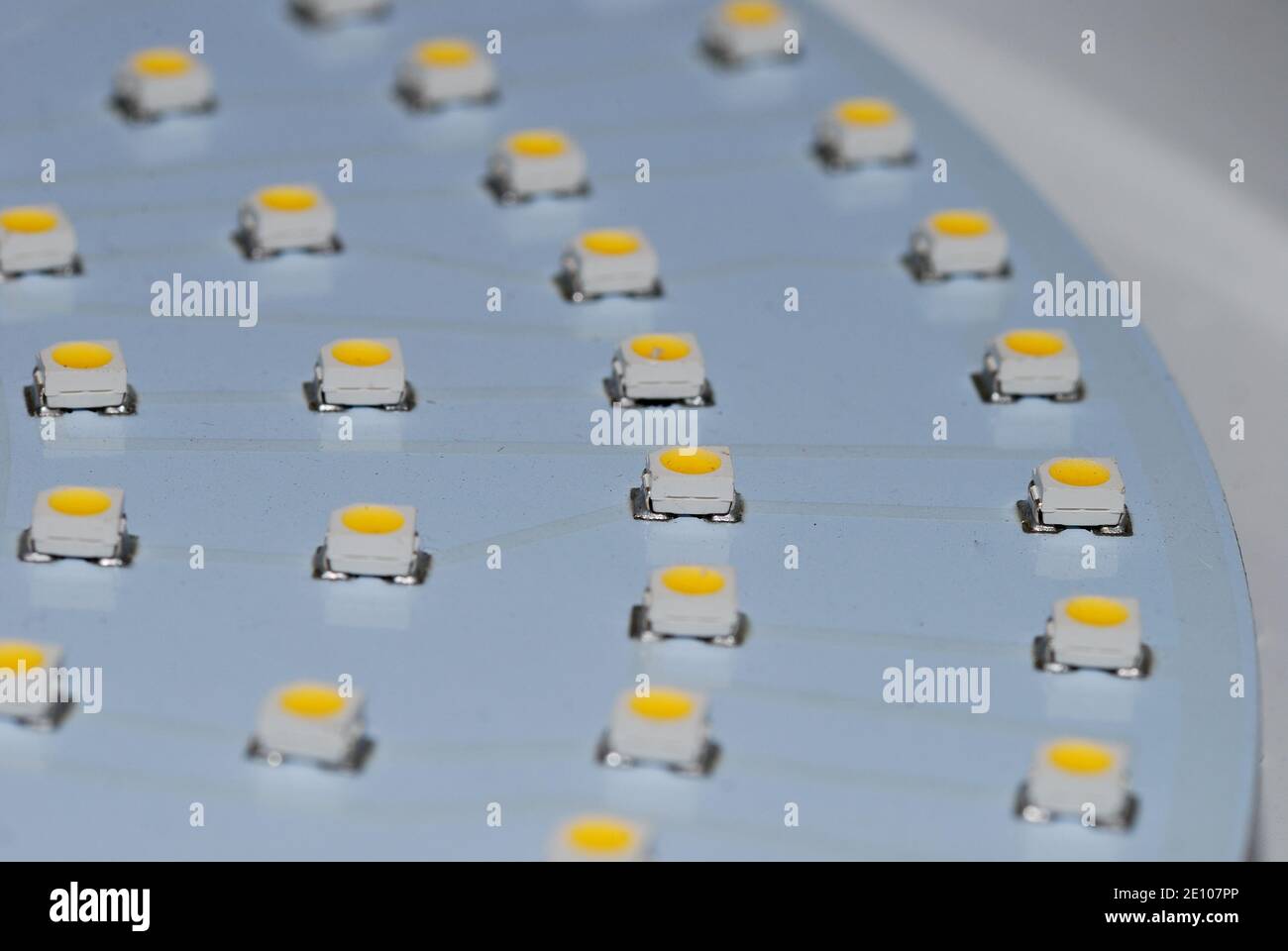 led many components of a lamp Stock Photo - Alamy