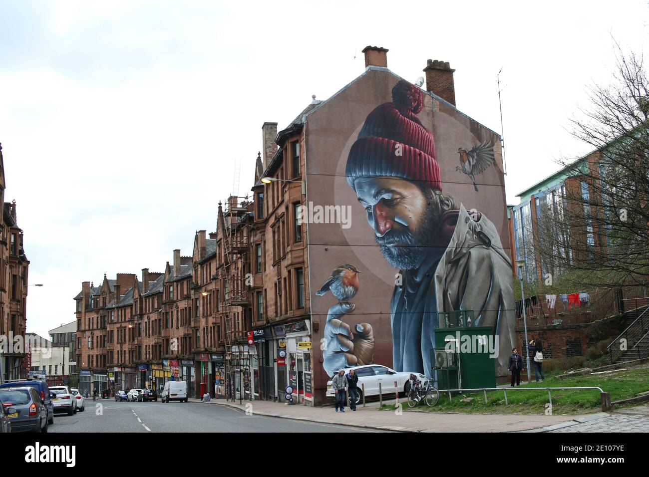 "Saint Mungo" mural by graffiti artist Smug One, Glasgow mural trail ...