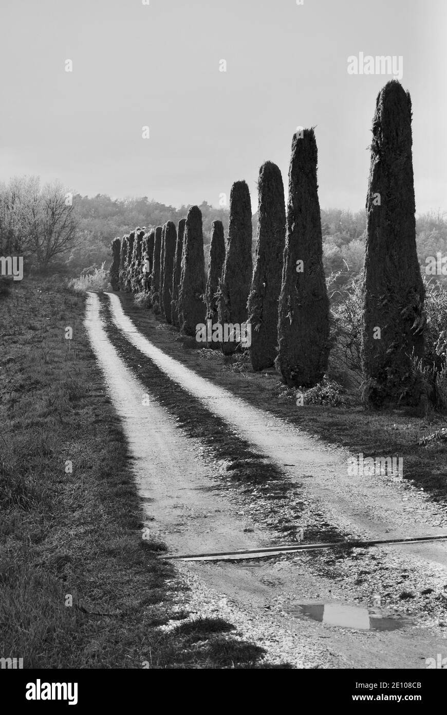 Provence scenic Black and White Stock Photos & Images - Alamy