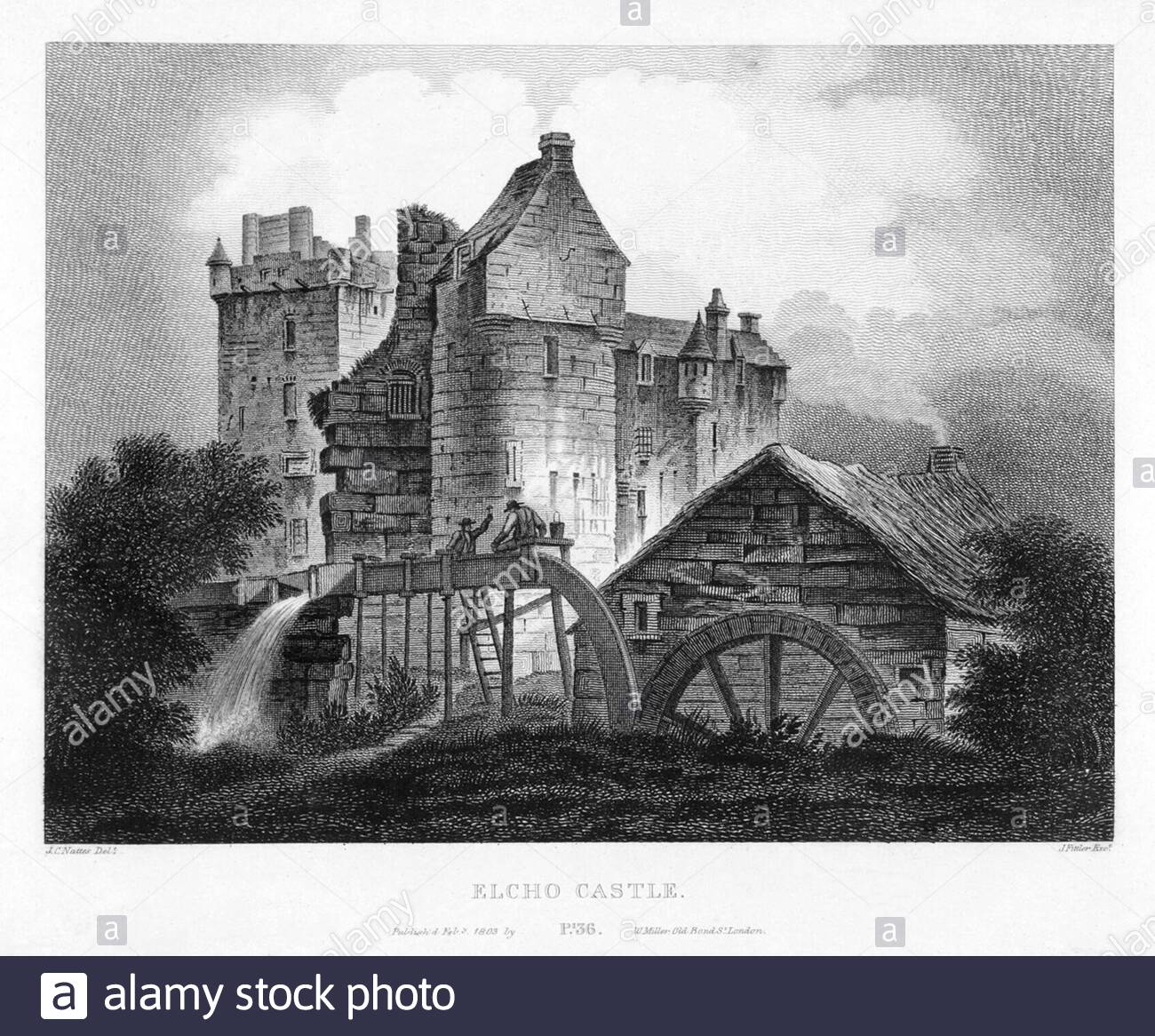 Scotland 1800s engraving hi-res stock photography and images - Alamy