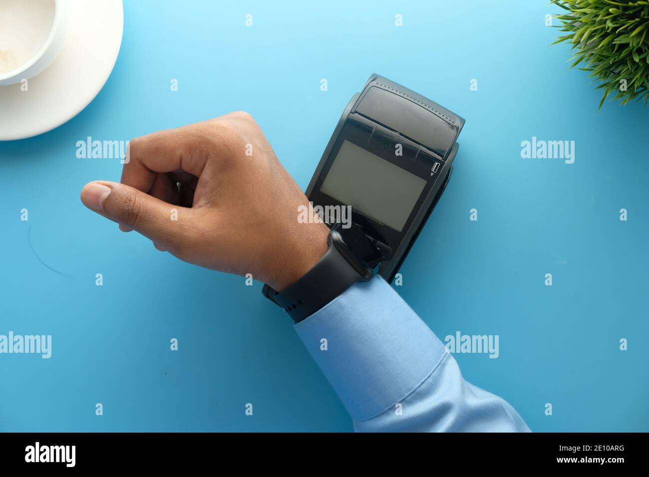 Contactless payment smart watch hi-res stock photography and images - Alamy