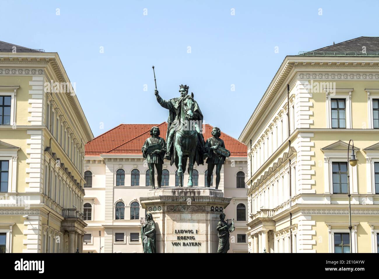 Equestrian monument of king ludwig i hi-res stock photography and ...