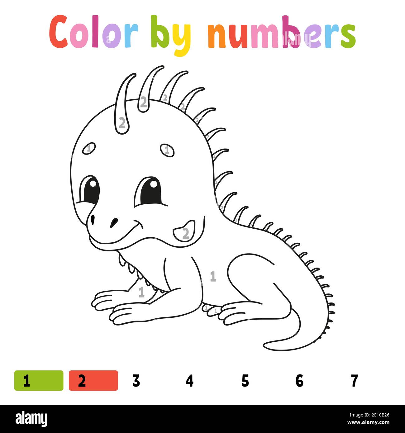 Numbers Coloring Book Pages