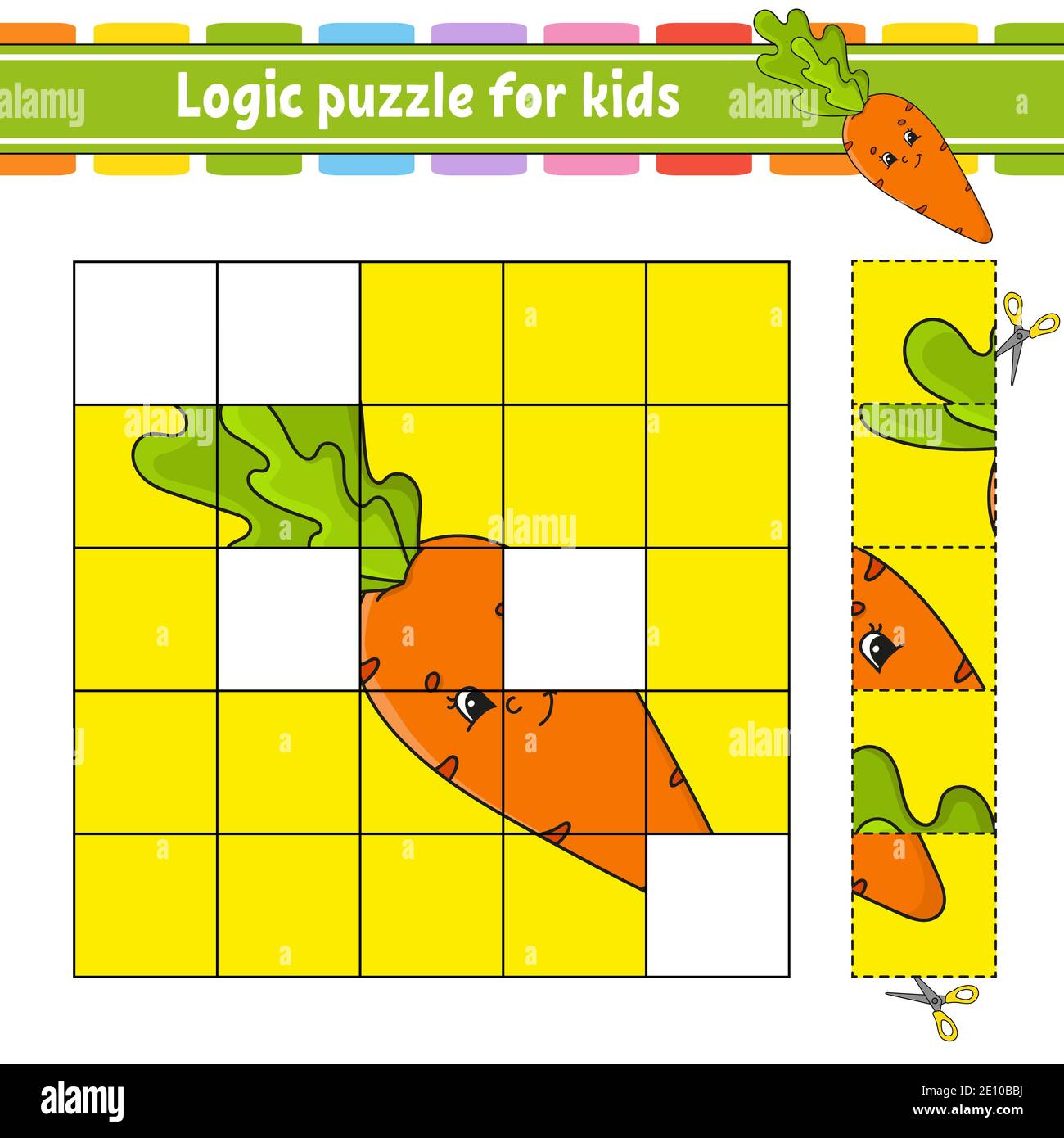 Logic puzzle for kids. Education developing worksheet. Learning game ...