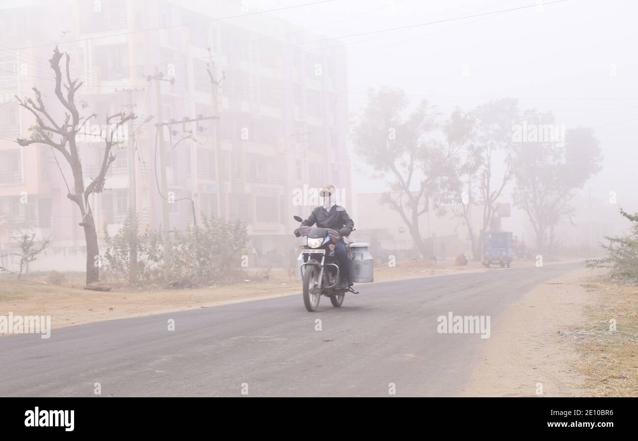Indian milkman hi-res stock photography and images - Alamy