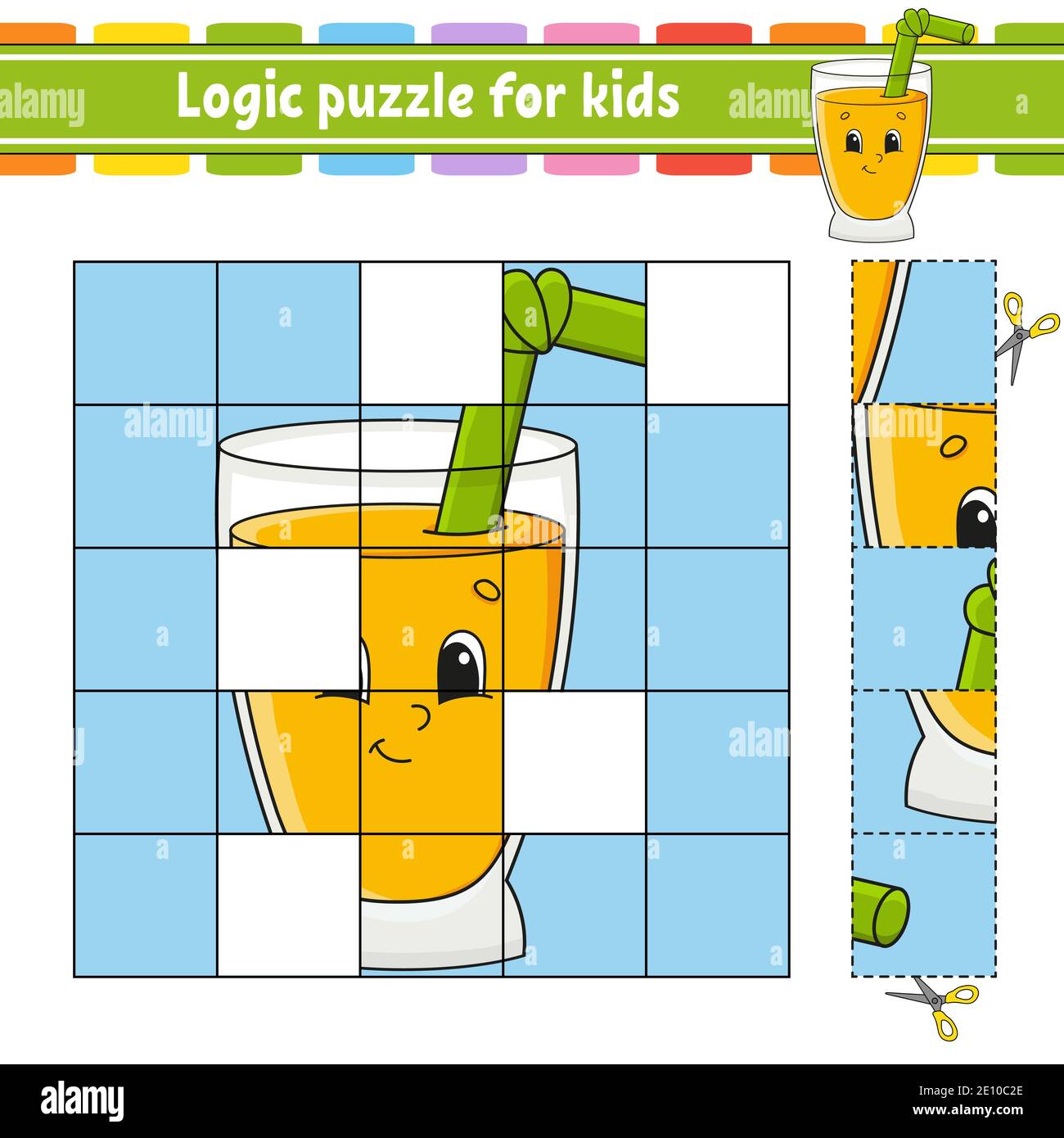 Logic puzzle for kids. Education developing worksheet. Learning game ...