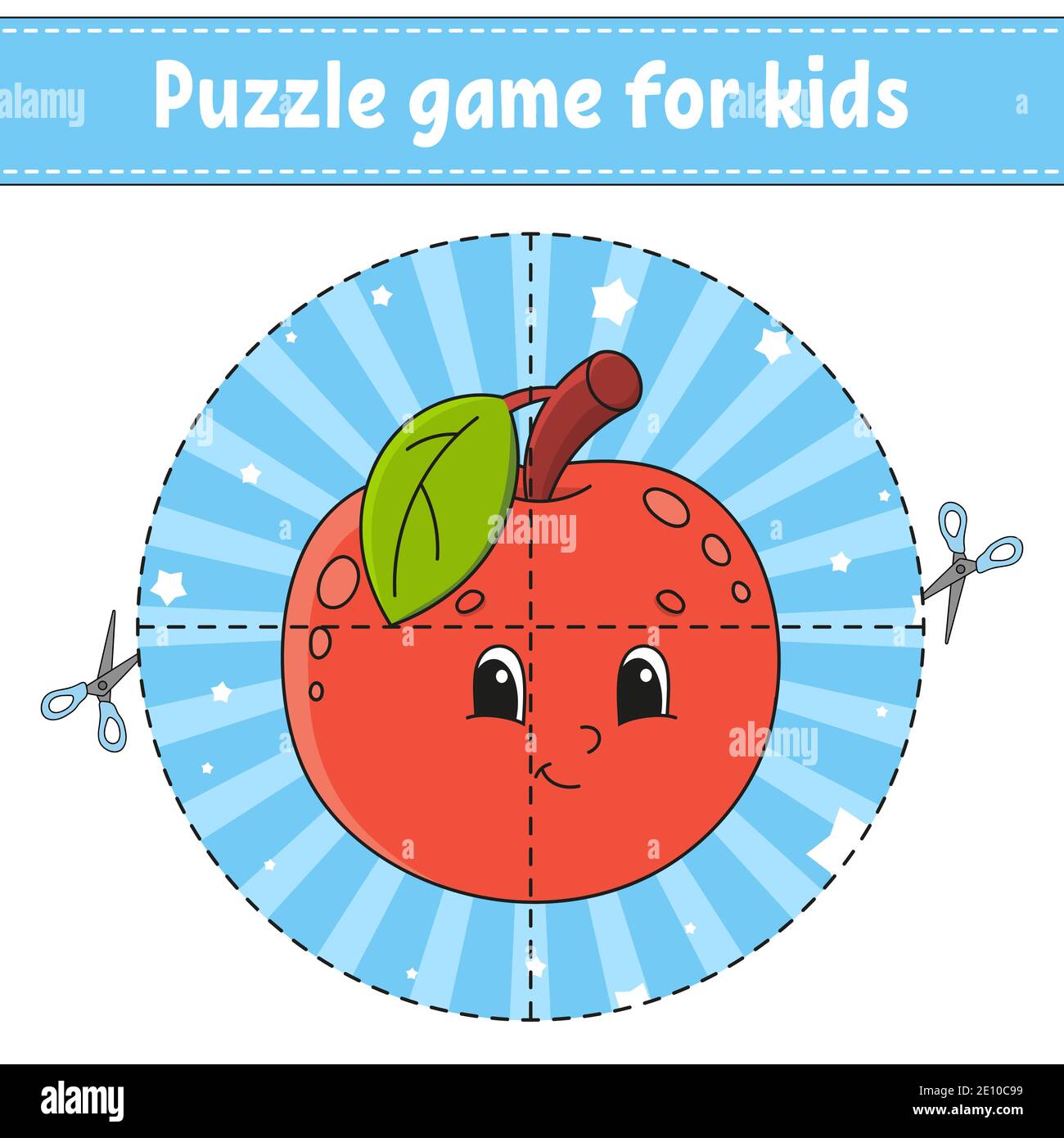 Puzzle game for kids. Education developing worksheet. Learning game for ...