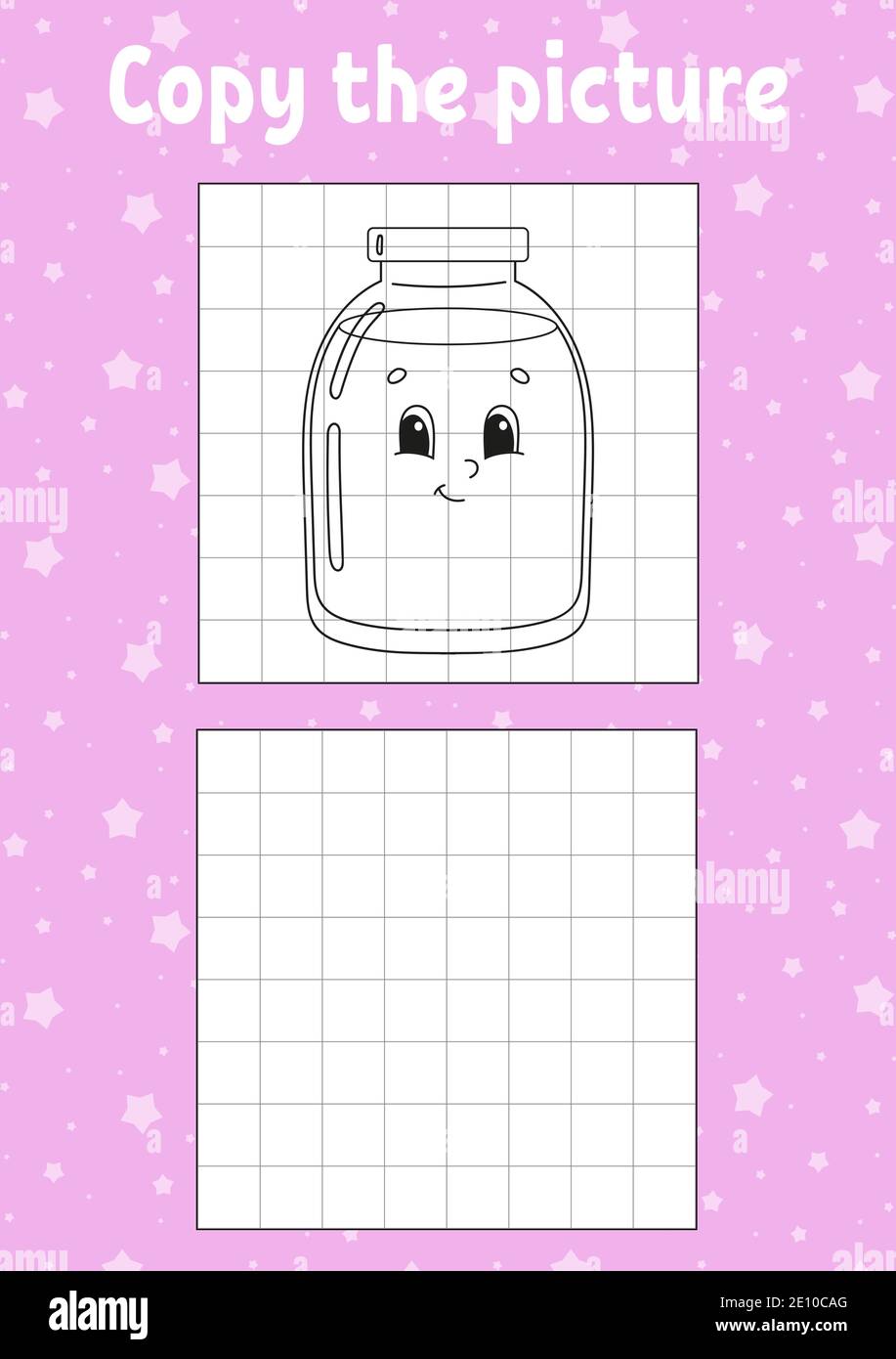 Copy the picture. Coloring book pages for kids. Education developing ...