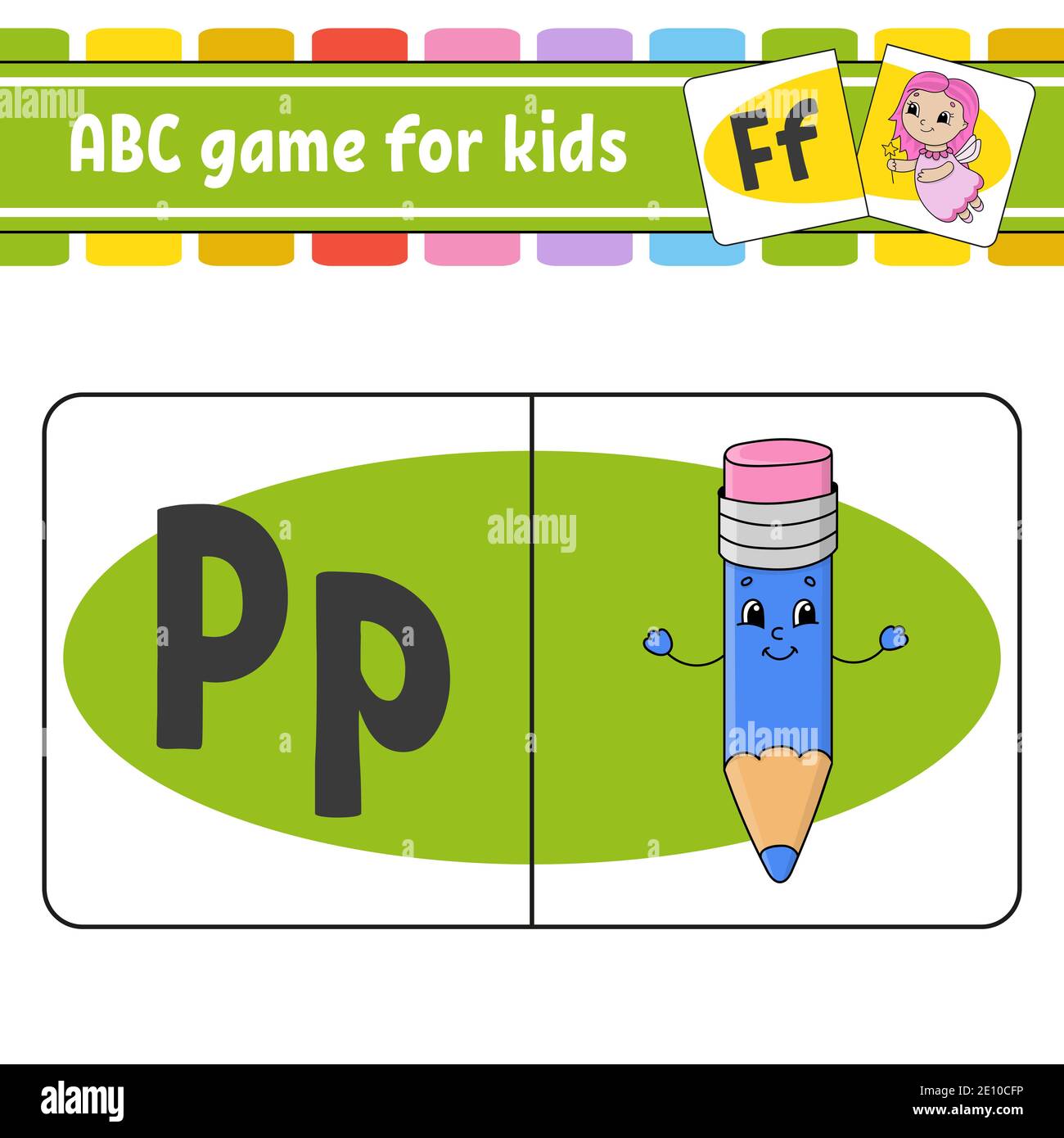 ABC flash cards. Alphabet for kids. Learning letters. Education ...