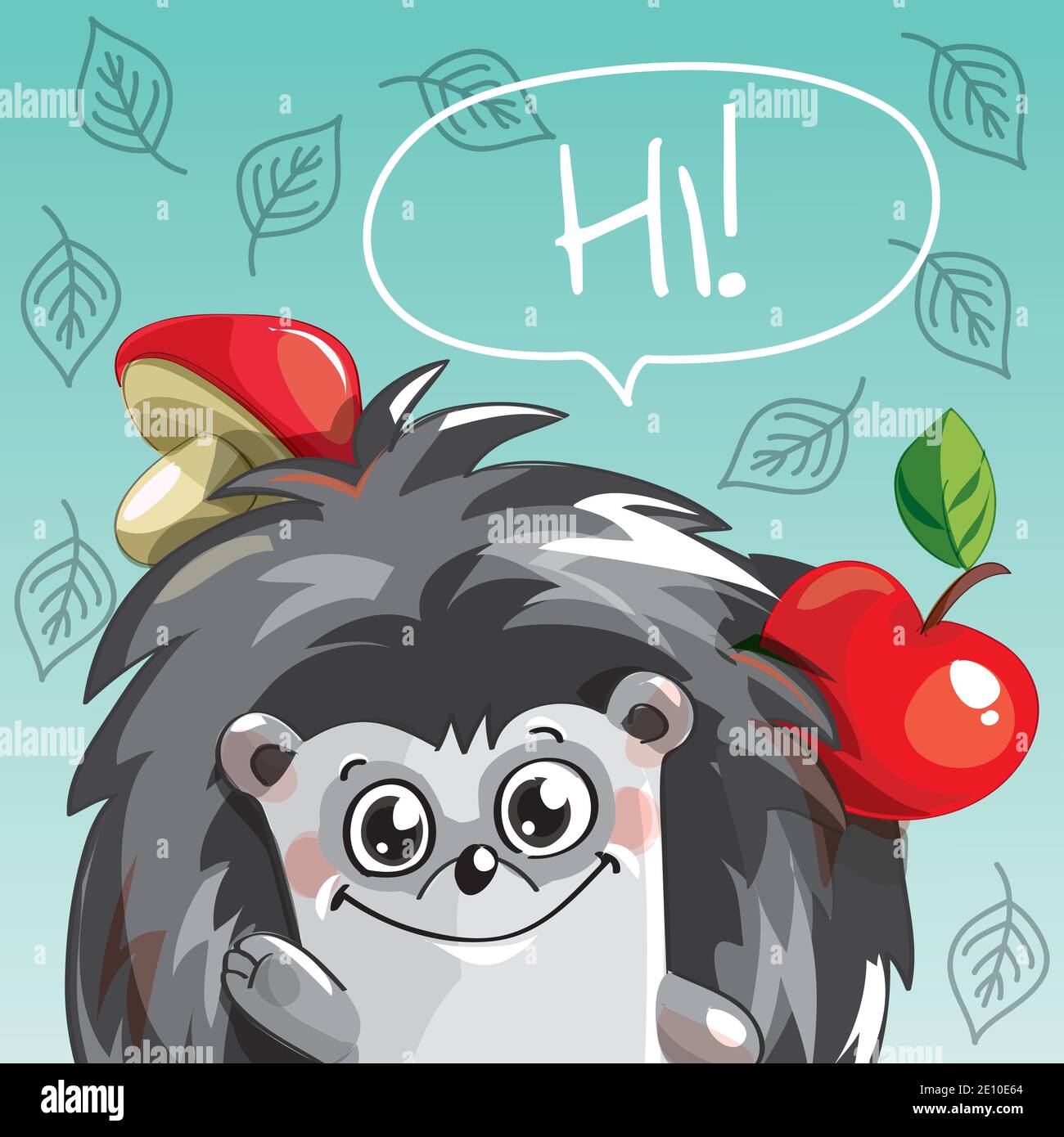 Cartoon hedgehog hi-res stock photography and images - Alamy