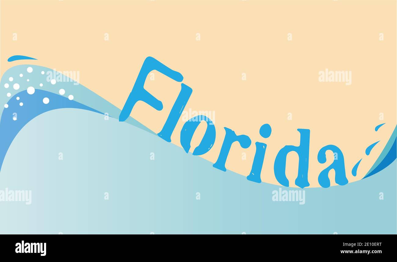 Abstract waves florida Stock Vector Images - Alamy