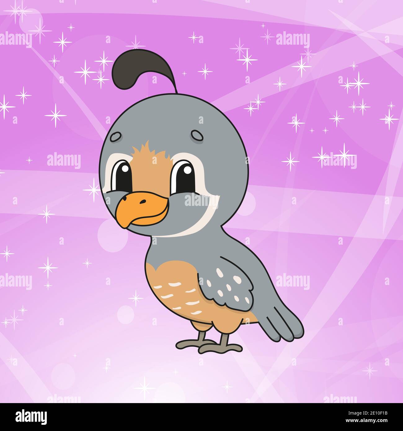 Cute character. Colorful vector illustration. Cartoon style. Isolated ...
