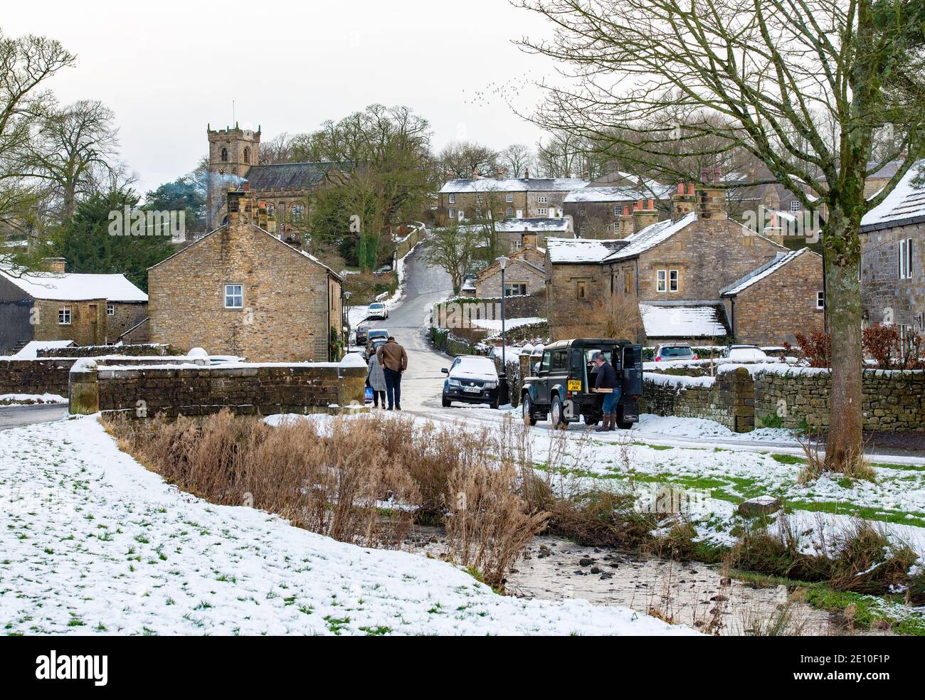Downham lancashire village hi-res stock photography and images - Alamy