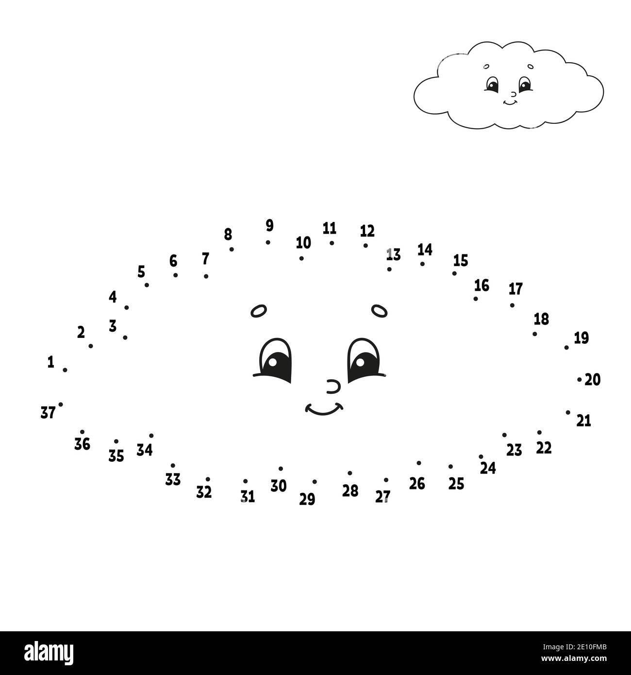 Dot to dot. Draw a line. Handwriting practice. Learning numbers for ...