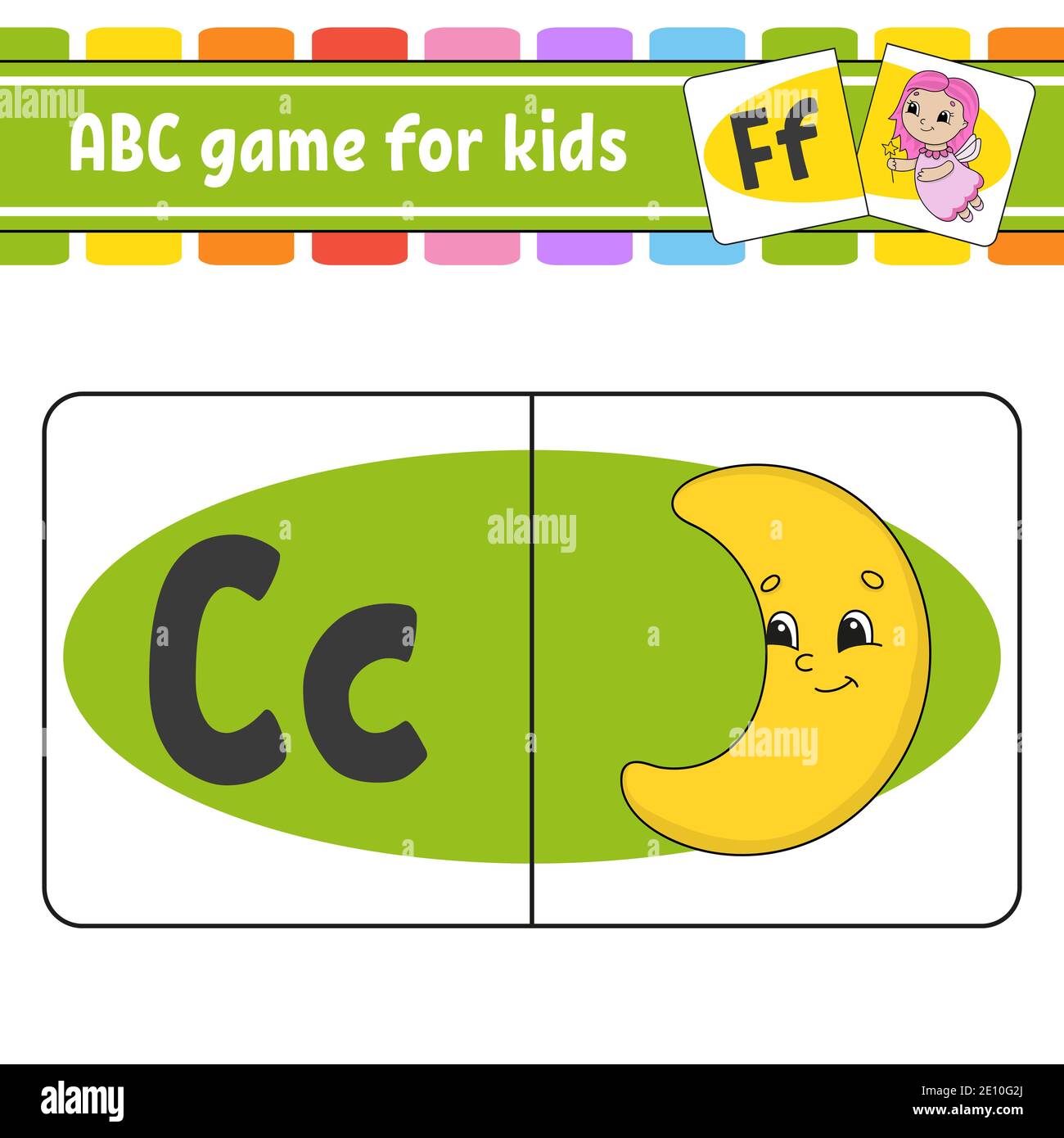 ABC flash cards. Alphabet for kids. Learning letters. Education ...