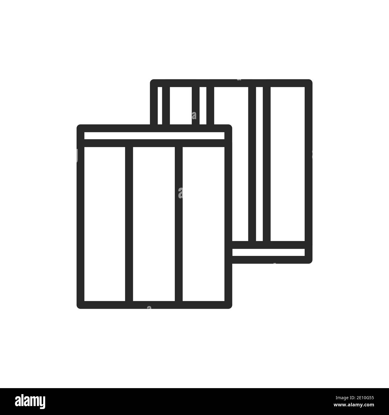 Suspended ceiling color line icon. Pictogram for web page, mobile app ...