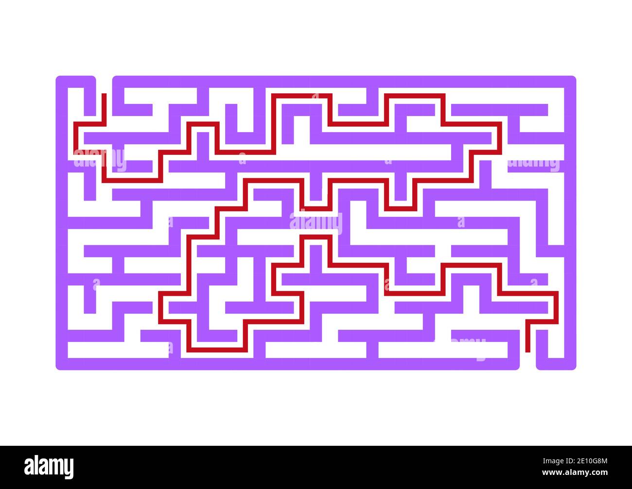 Abstact labyrinth. Educational game for kids. Puzzle for children. Maze ...