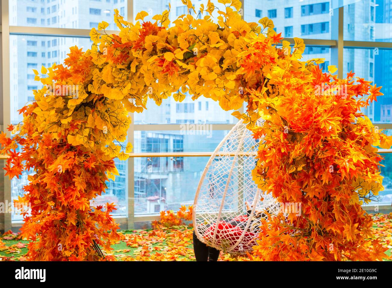 Girl sitting by natural arch hi-res stock photography and images - Alamy