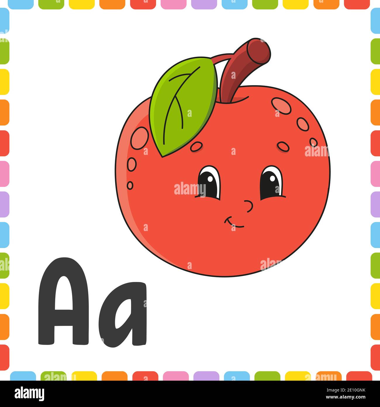 Fruit flashcard Stock Vector Images - Alamy