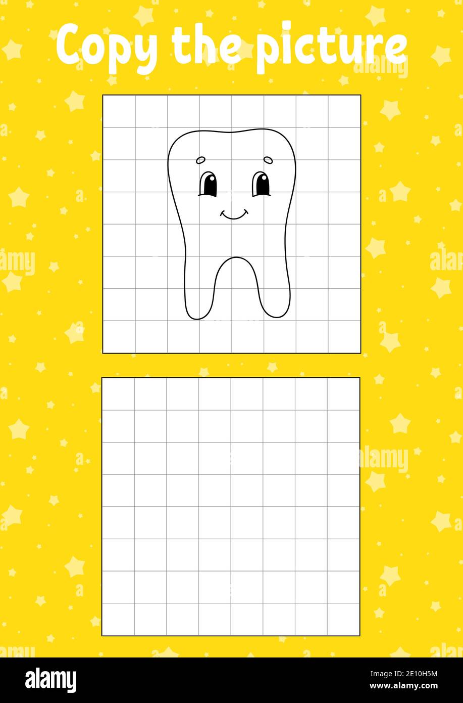 Copy the picture. Coloring book pages for kids. Education developing ...