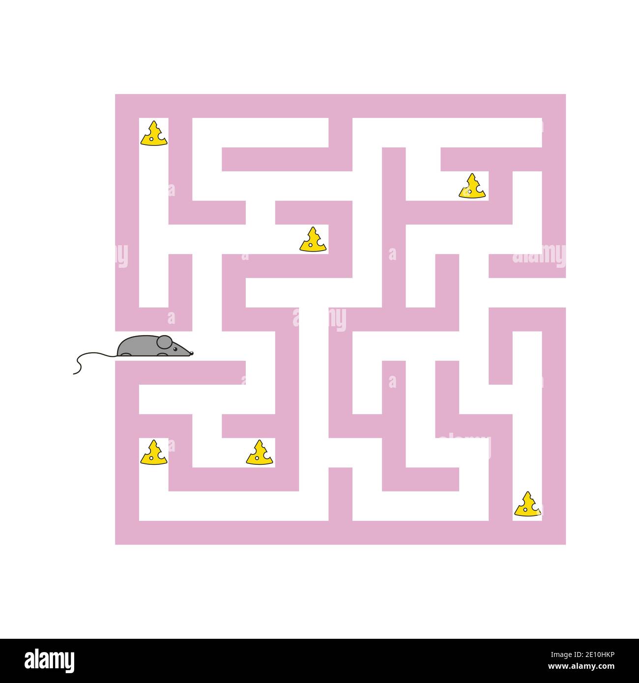 Abstact labyrinth. Educational game for kids. Puzzle for children. Maze ...