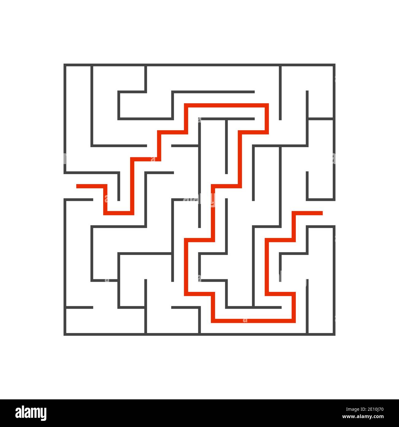 Abstact labyrinth. Educational game for kids. Puzzle for children. Maze ...