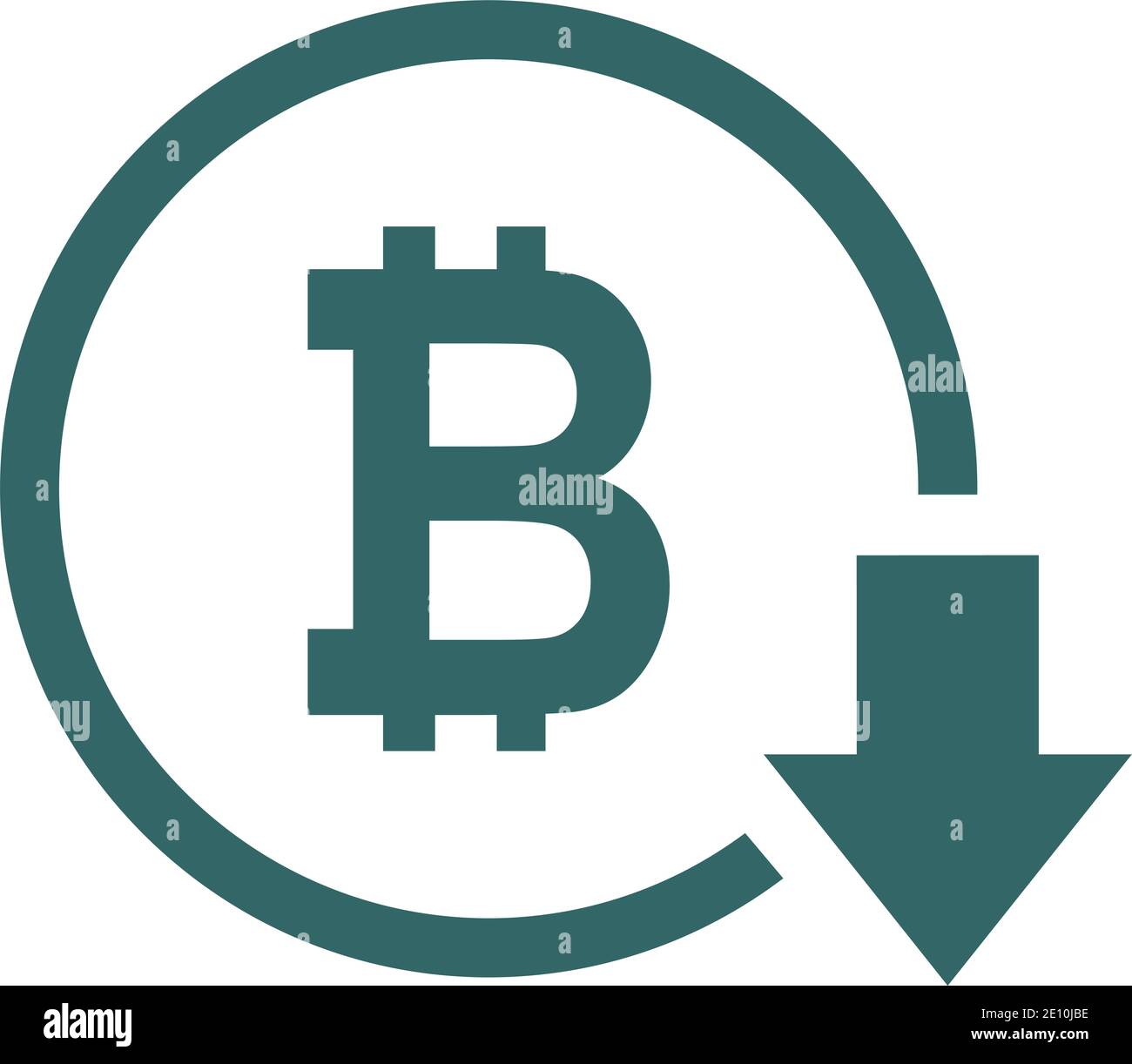 Cost reduction- decrease icon. Vector symbol image isolated on background Stock Vector Image ...