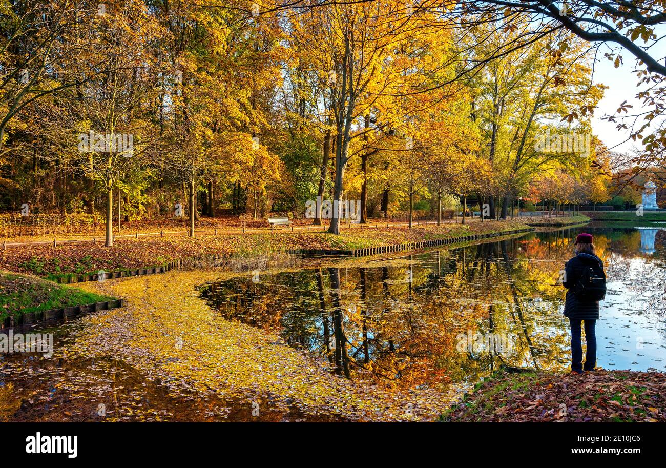 Autumn In The Park In Berlin Stock Photo - Alamy