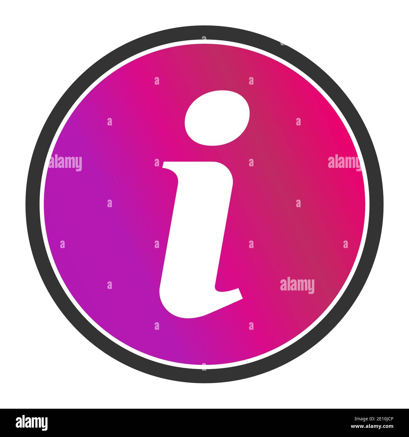 Information help icon, info bubble desk. Vector sing isolated on white ...