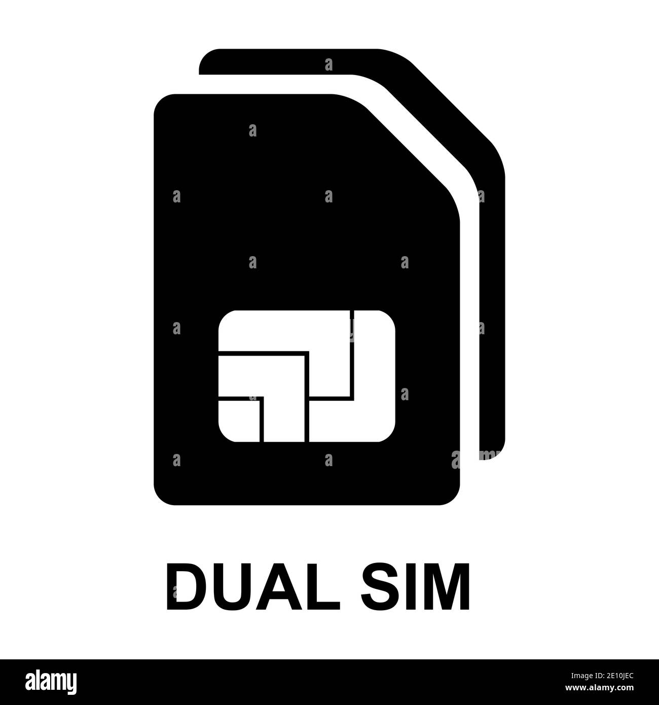 Sim card icon isolated on white background. Sim card mobile slot ...