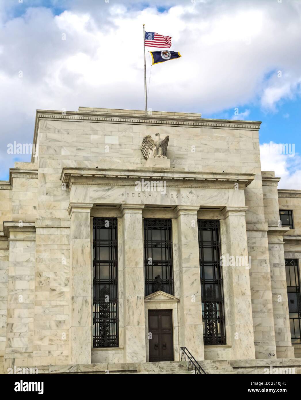 Federal Reserve Building in Washington DC, United States, FED Stock ...