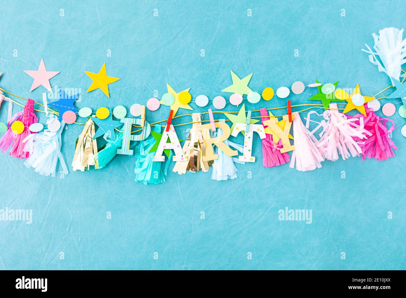 Cheerful Party Decorations Stock Photo - Alamy