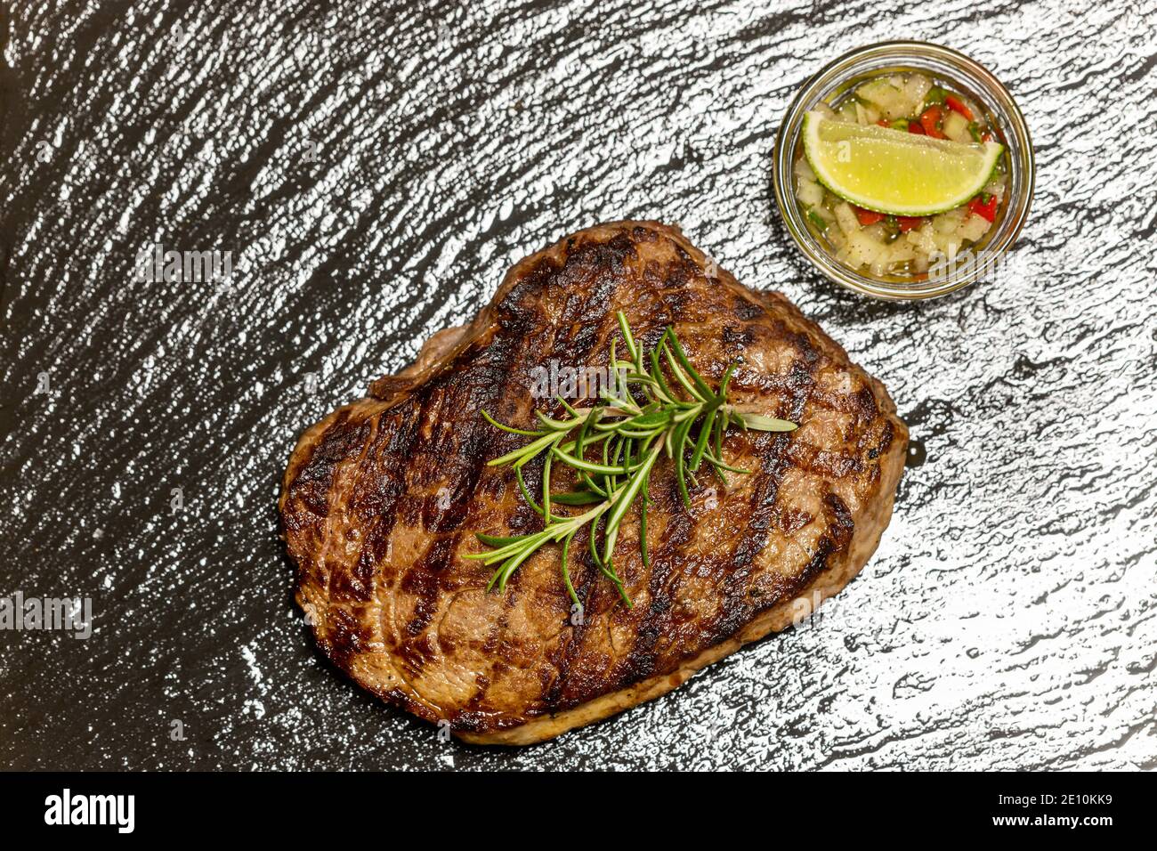 Burned steak hi-res stock photography and images - Alamy