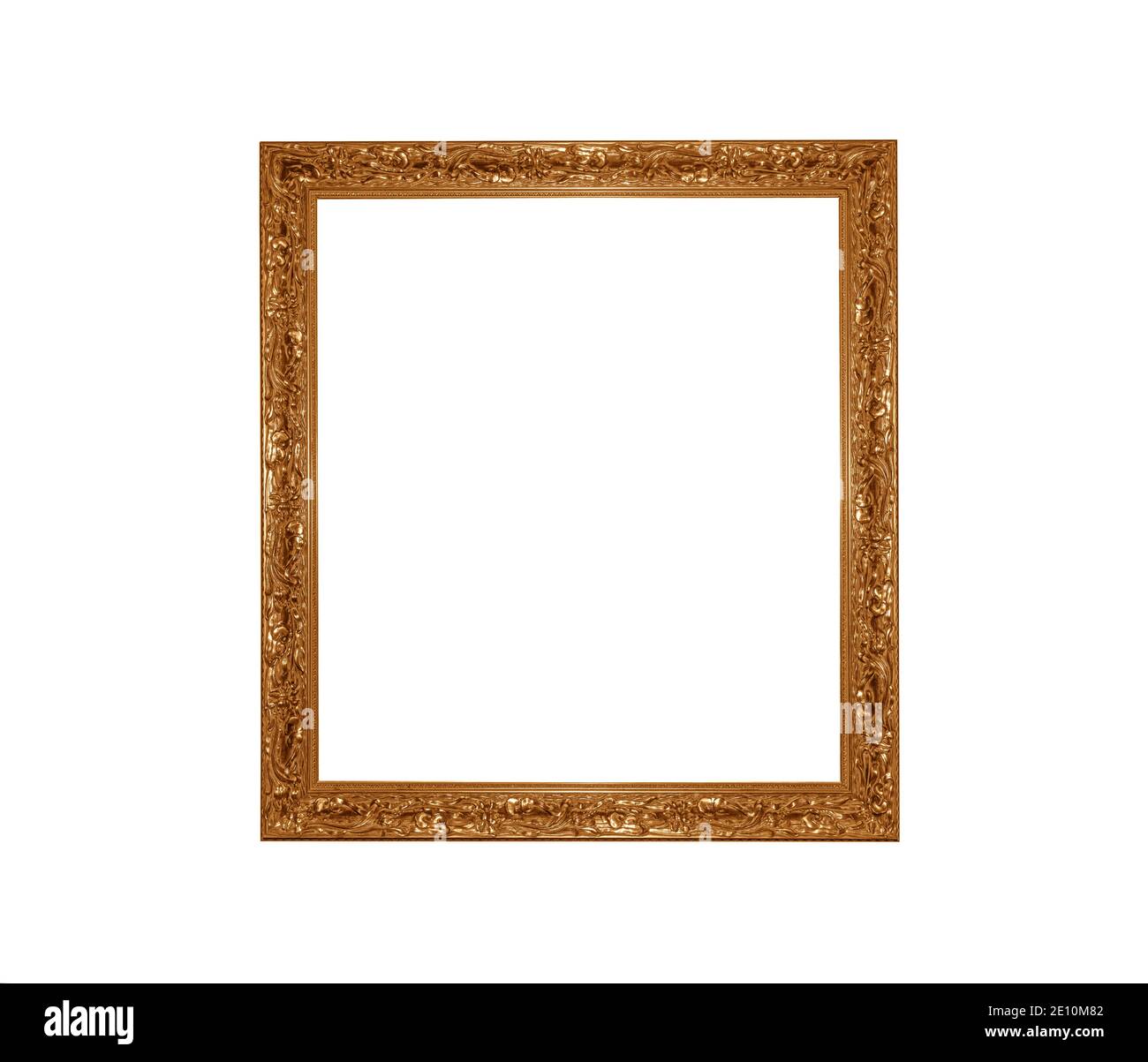 Wooden picture frame isolated Stock Photo - Alamy