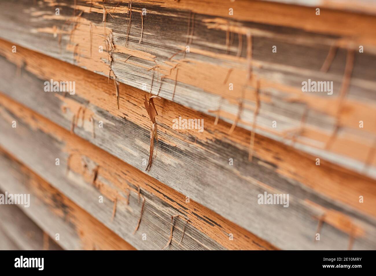 Peeling Paint on Siding, Side View 2 Stock Photo - Alamy