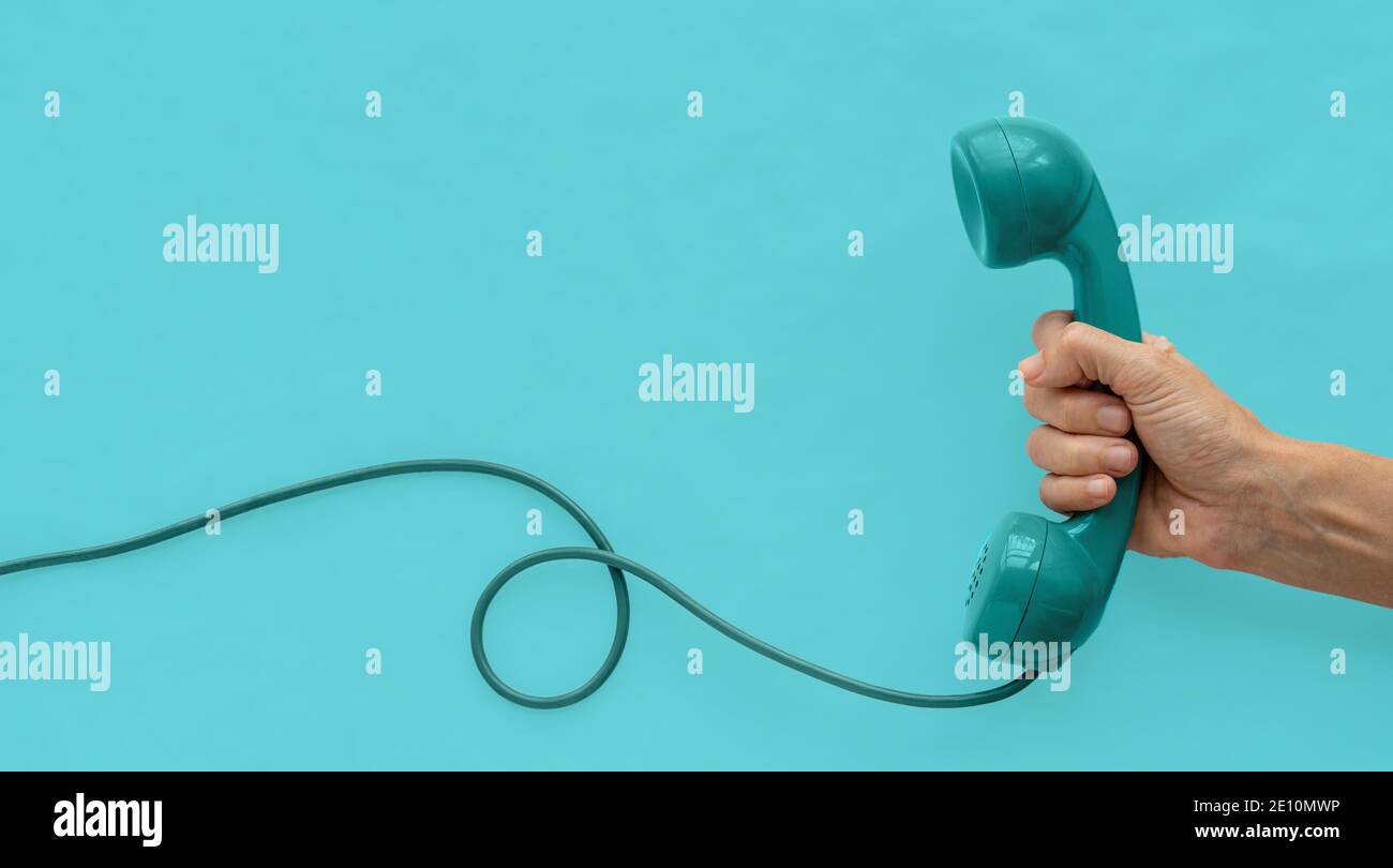 Hand rotary telephone hi-res stock photography and images - Alamy