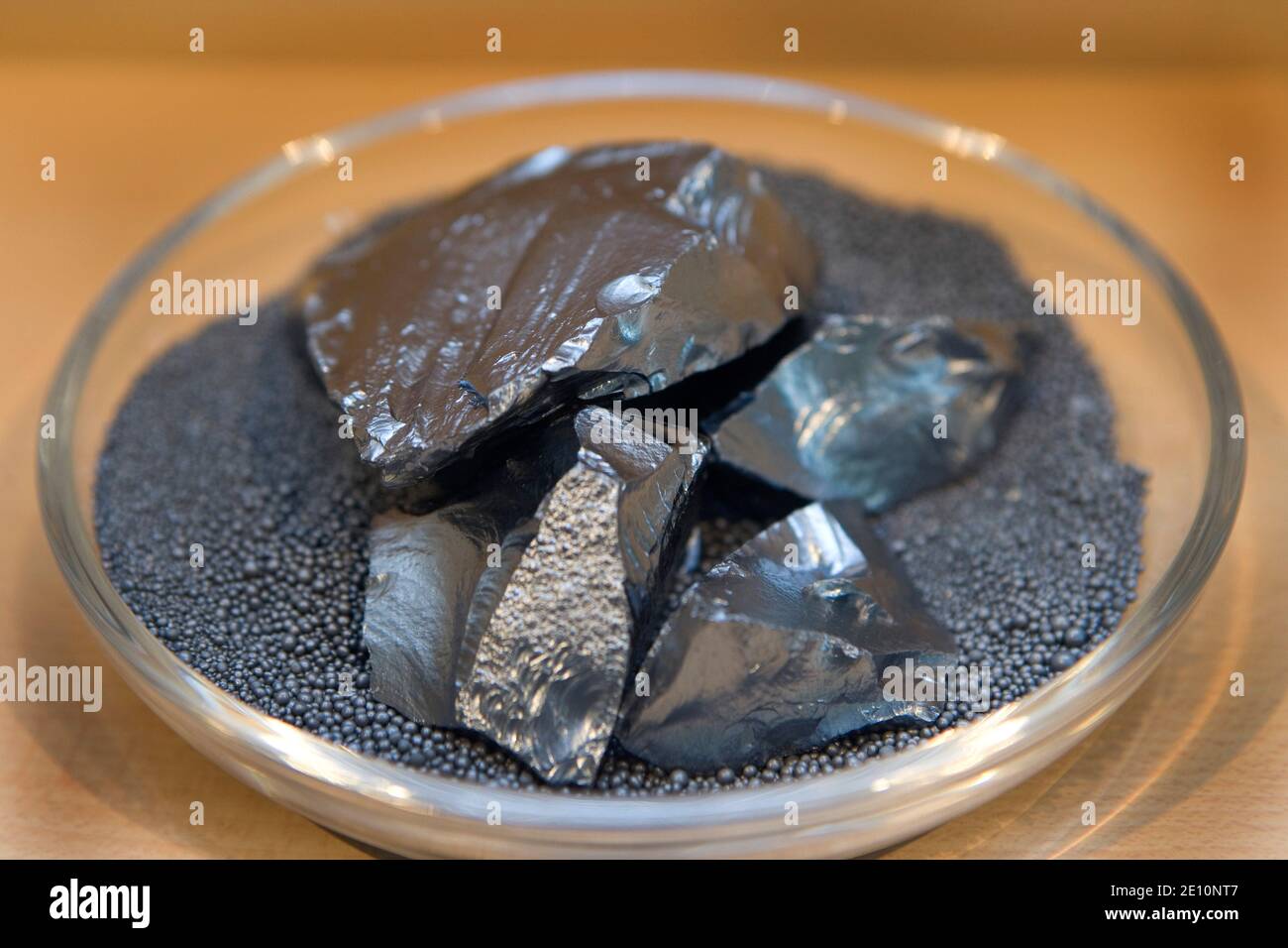 Glass bowl with silicon Stock Photo - Alamy