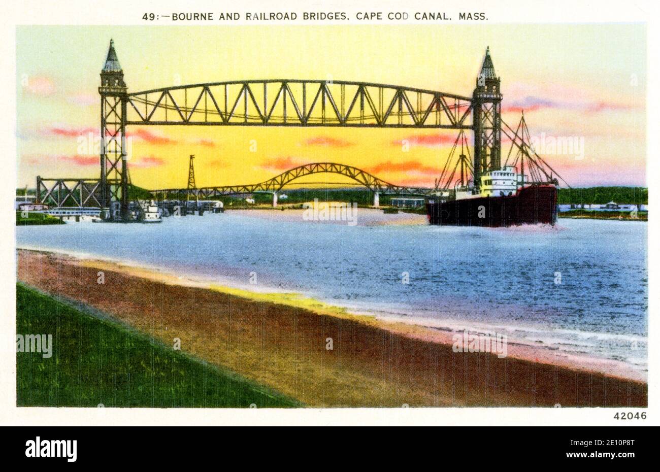 Cape cod canal bridges hi-res stock photography and images - Alamy