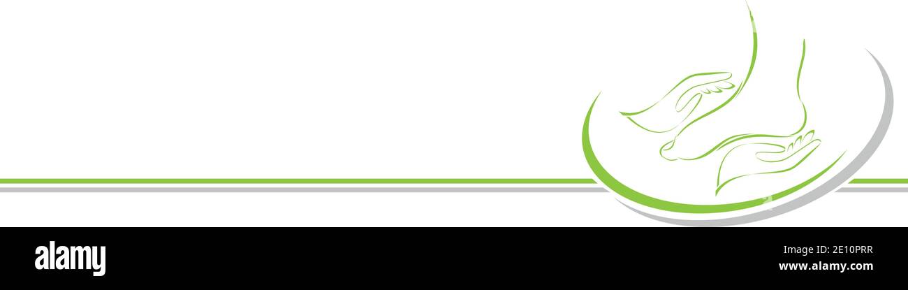 Feet, foot care, foot massage, background, logo Stock Vector Image ...