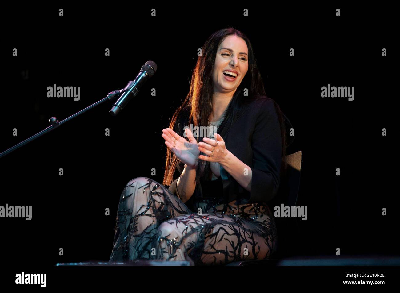 Madrid, Spain. 03rd Jan, 2021. Singer Mala Rodriguez performs in Madrid ...