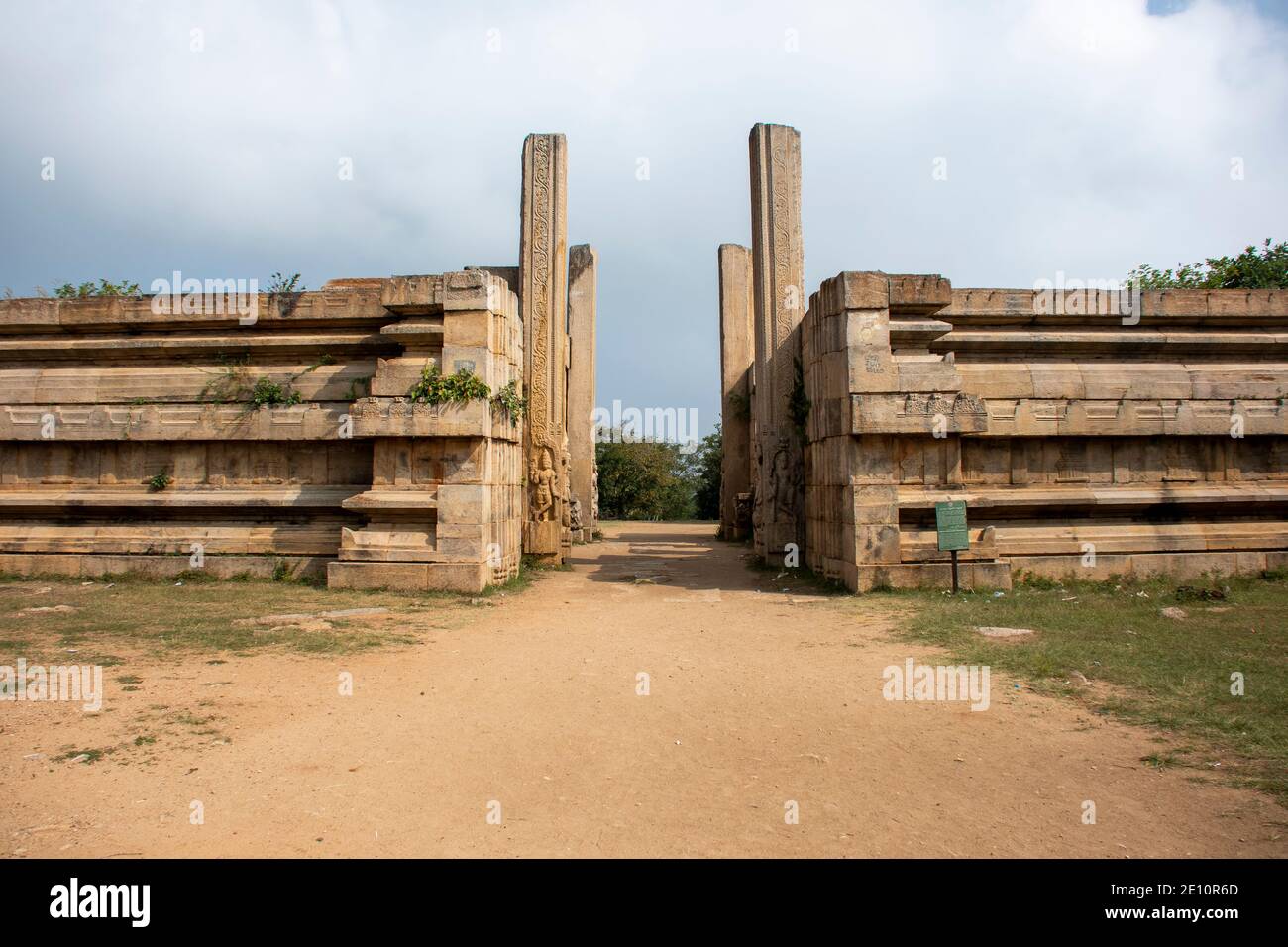 Old fort entrance aka royar gopura inside Melukote a popular ...