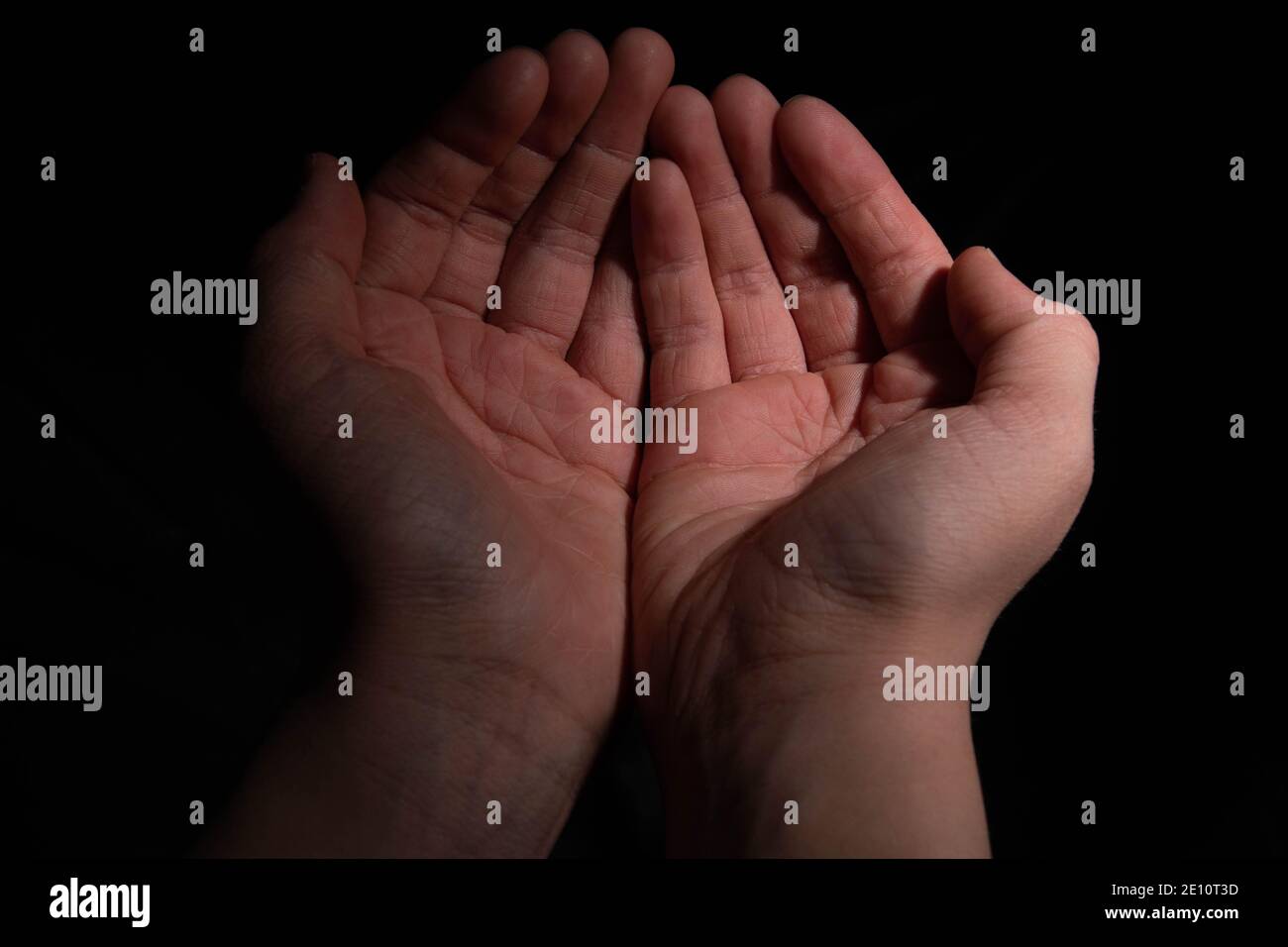 Old beggar carrying child hi-res stock photography and images - Alamy