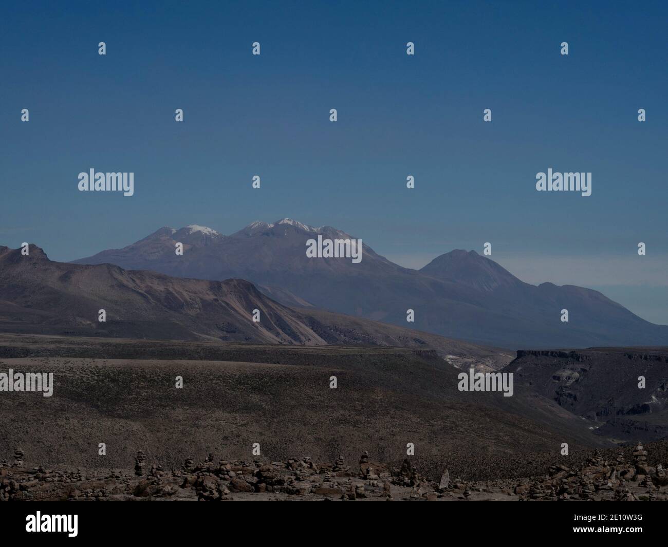 Andes volcanoes aerial hi-res stock photography and images - Alamy