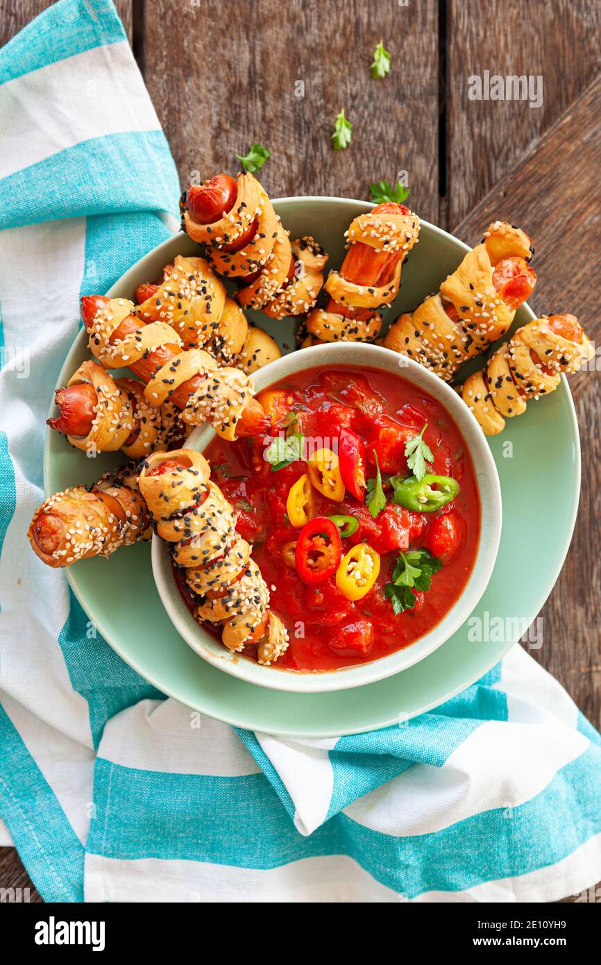 Delicious Party Food Stock Photo - Alamy