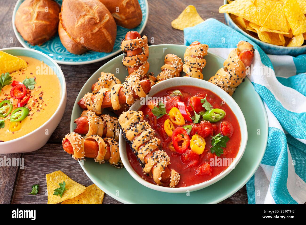 Delicious Party Food Stock Photo - Alamy