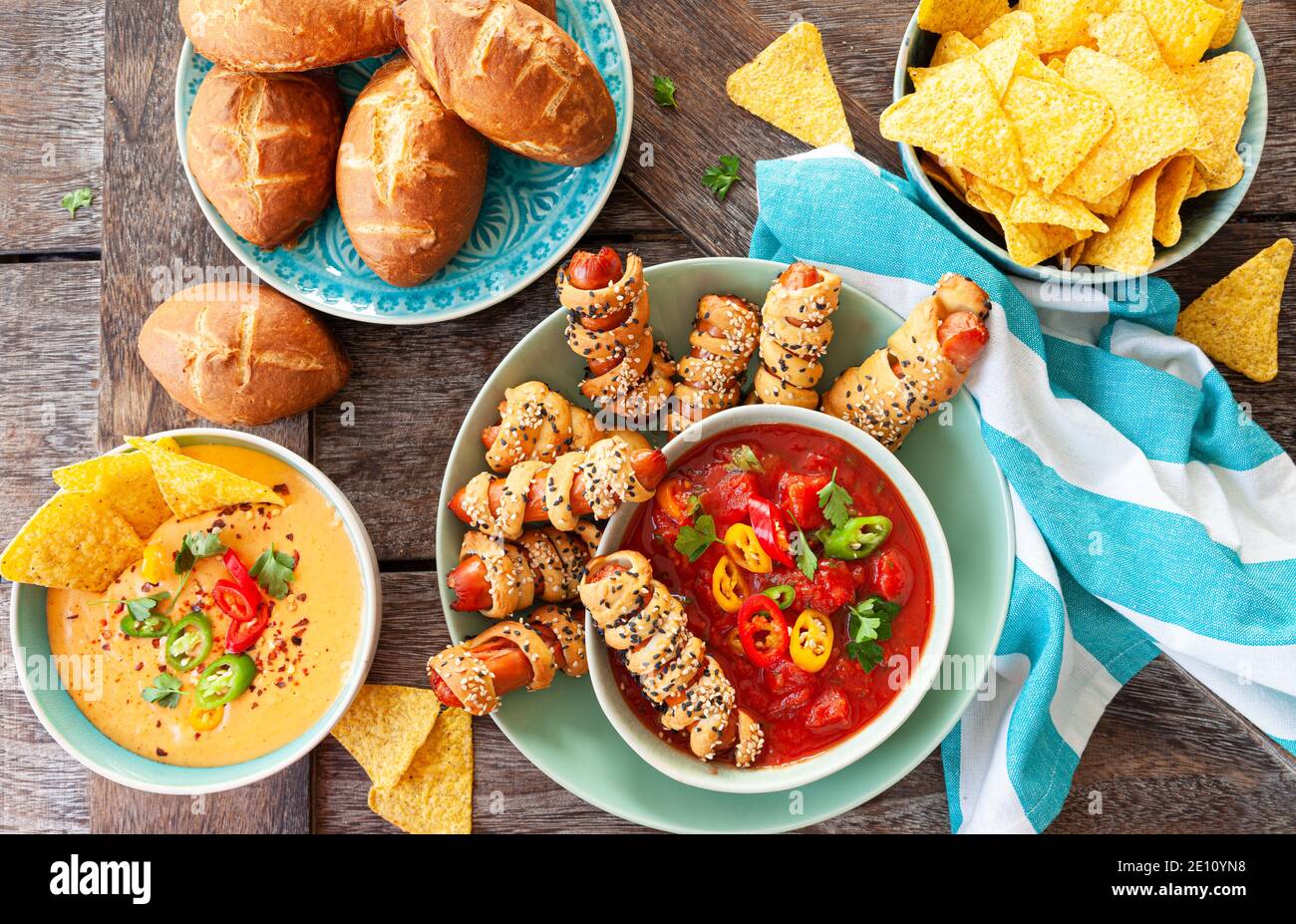 Delicious Party Food Stock Photo - Alamy